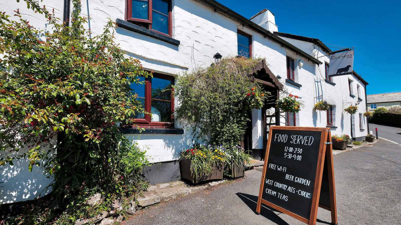 Welcome to The Black Venus Inn Challacombe Exmoor